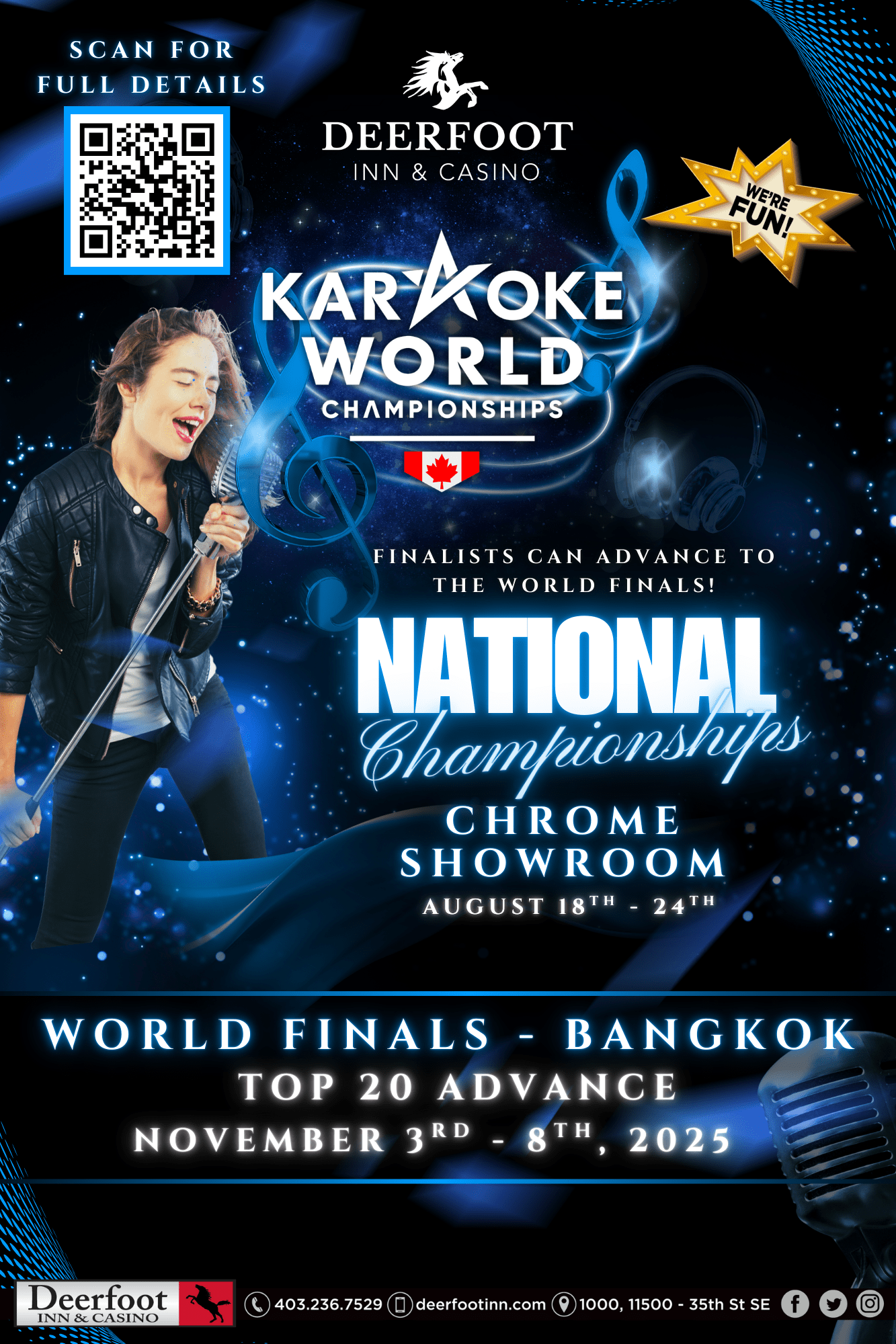 Karaoke World Championships – National Finals - Deerfoot Inn & Casino
