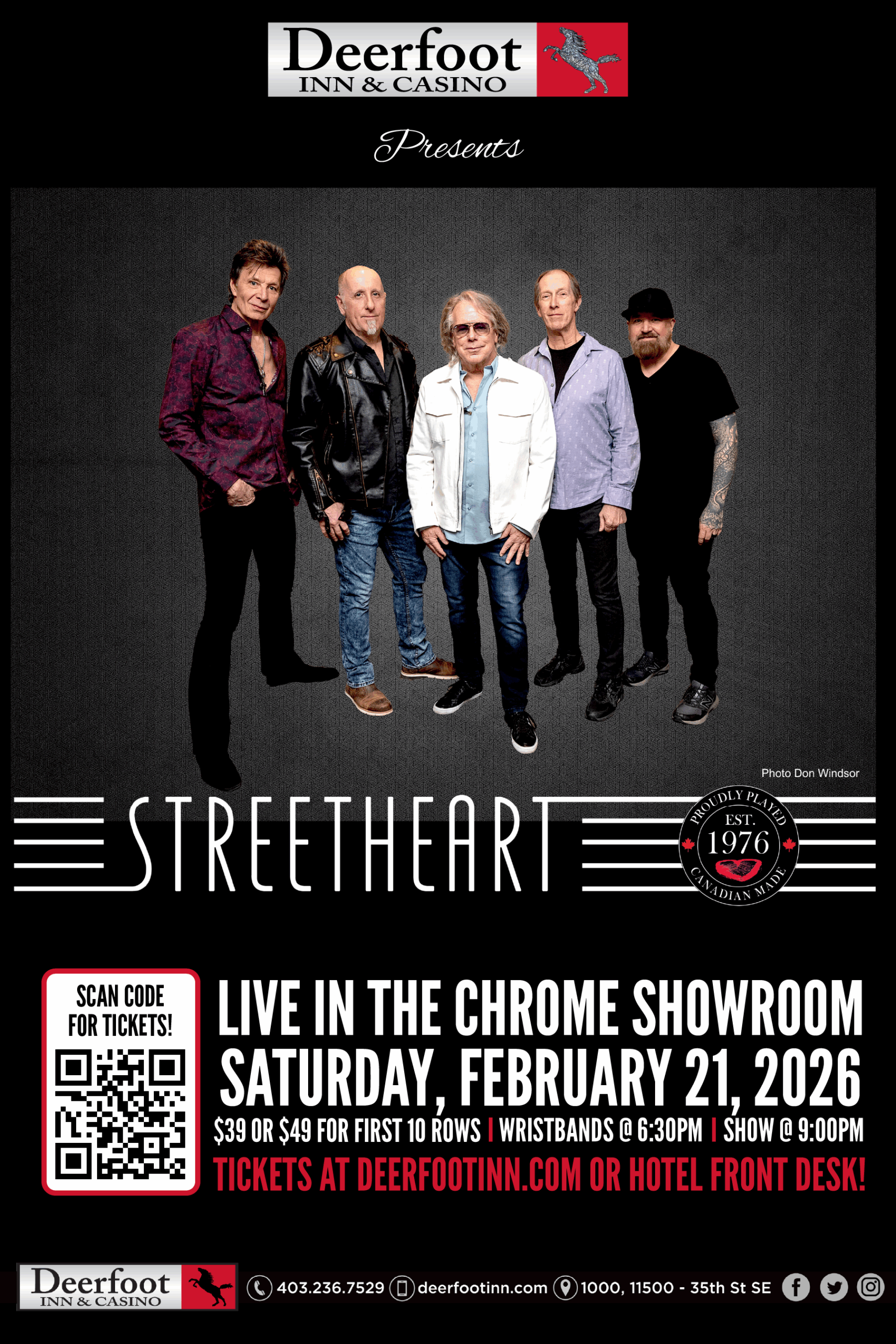 Streetheart – Canadian Rock - Deerfoot Inn & Casino